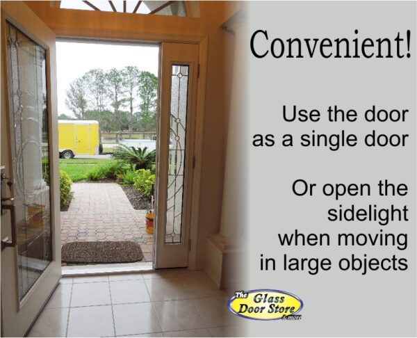 Installing An Active Sidelight Opens Up More Space In Entryway