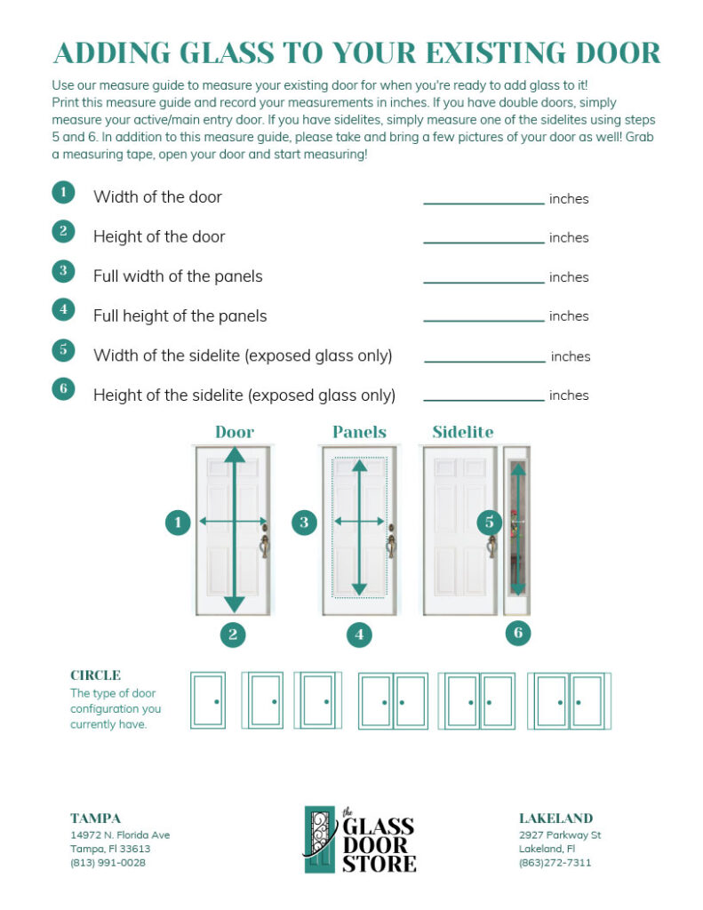 Measure Guides - The Glass Door Store