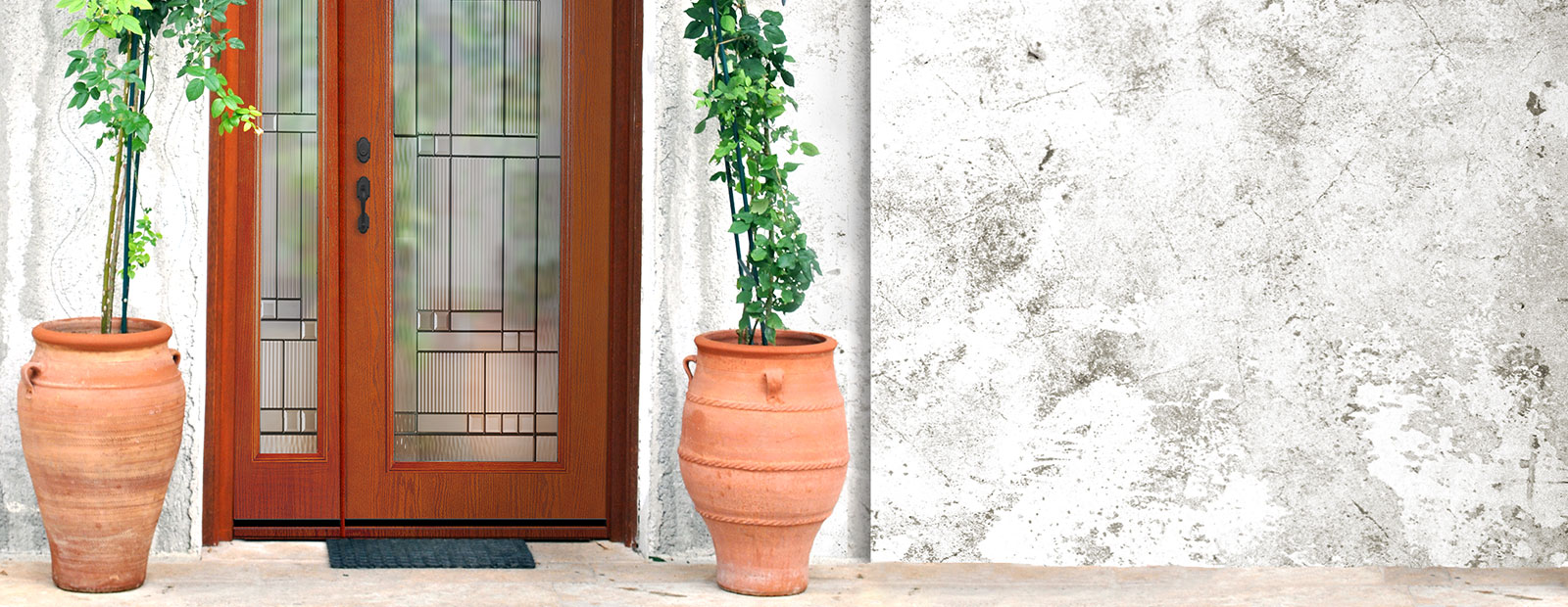 Front Entry Fiberglass Doors and Frames from Plastpro - The Glass Door ...